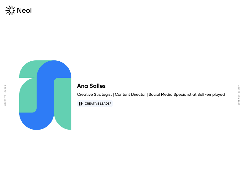 Ana Salles is on Neol!