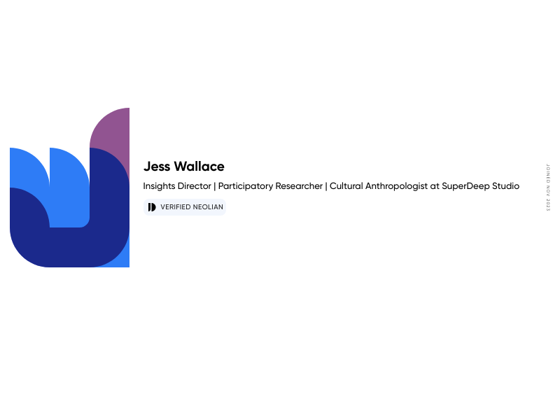 Jess Wallace is on Neol!